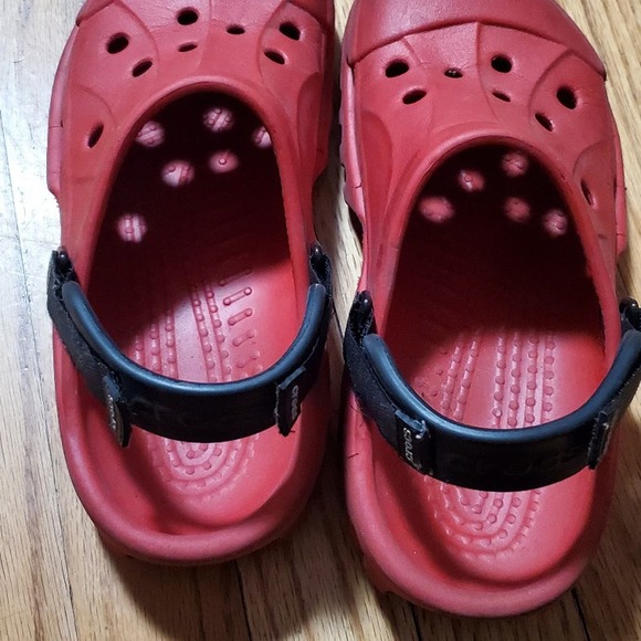 CROCS | Shoes | Velcro Strap Crocs 5 Men 7 Woman Offroad | Poshmark
